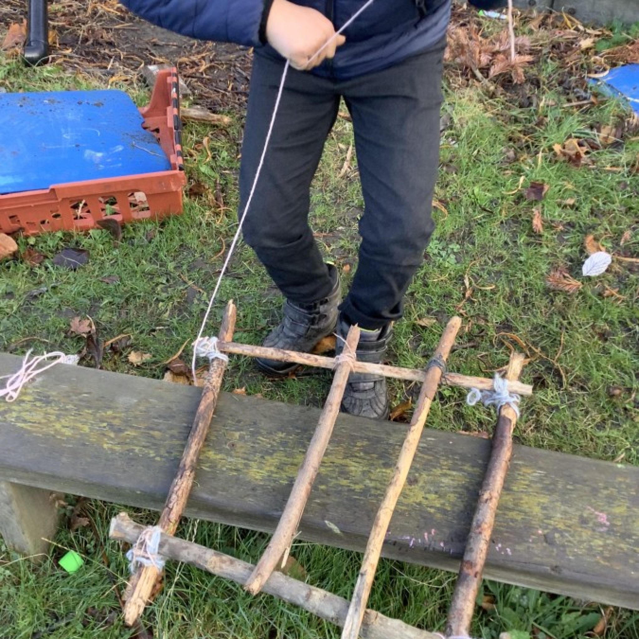 Boat Building Forest School Style – Harlow Green Community Primary School
