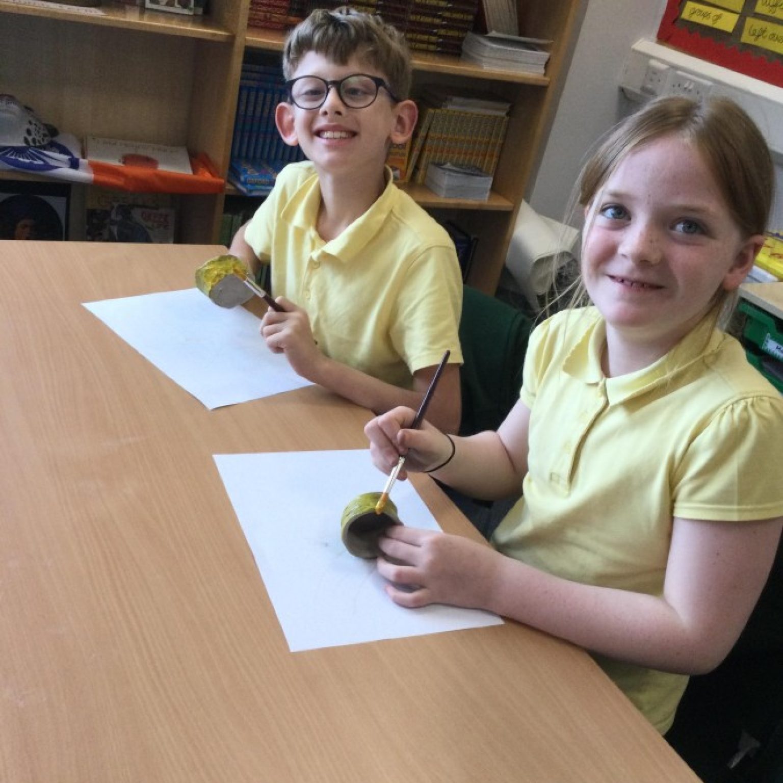 Using clay the Ancient Greek way! – Harlow Green Community Primary School